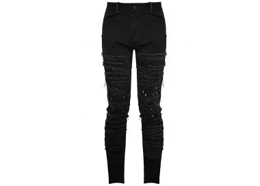 Black 'Mad Max' Pants by Punk Rave • The Dark Store™