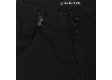 Black 'Mad Max' Pants by Punk Rave • The Dark Store™