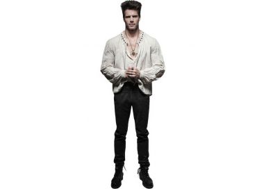 Black Brocade 'Torero' Pants by Punk Rave • The Dark Store™