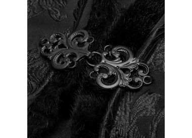 Black Long Gothic 'Illuminati' Cloak Coat by Punk Rave • The Dark Store™