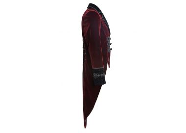 Dark Red 'Bloodborne' Velvet Jacket by Punk Rave • The Dark Store™