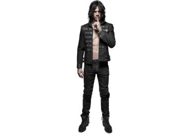 Black 'Punk Armor' Jeans by Punk Rave • The Dark Store™