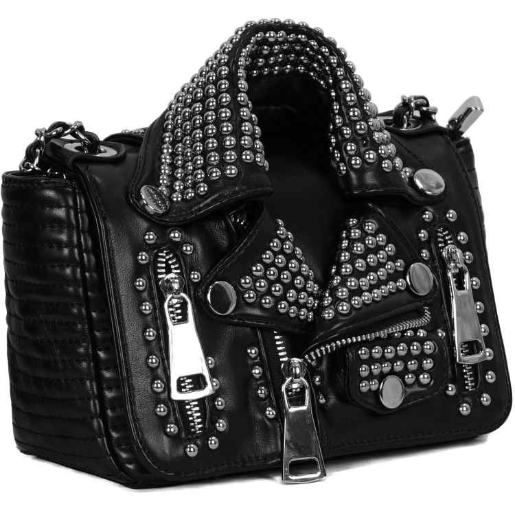 'Heavy Metal Leather Jacket' Bag by Devil Fashion• the dark store™