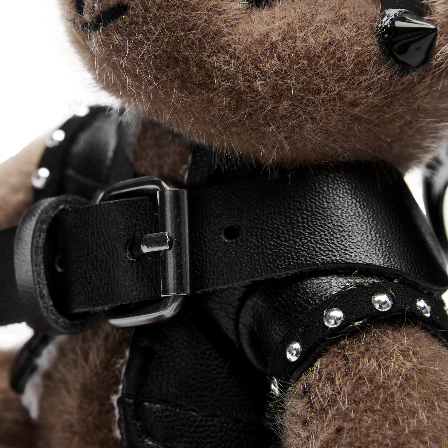 Beige 'Punk Bear' Keyring by Punk Rave • The Dark Store™