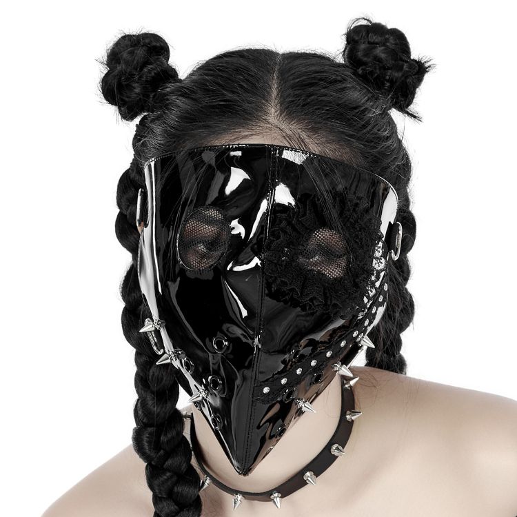 Black 'Beast Jaw' Face Mask by Devil Fashion• the dark store™