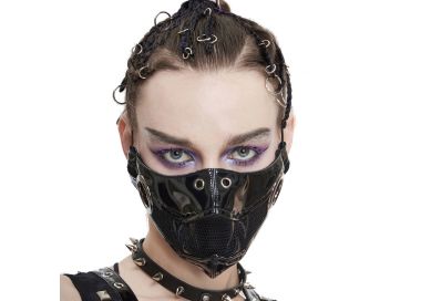 Black 'Beast Jaw' Face Mask by Devil Fashion • The Dark Store™