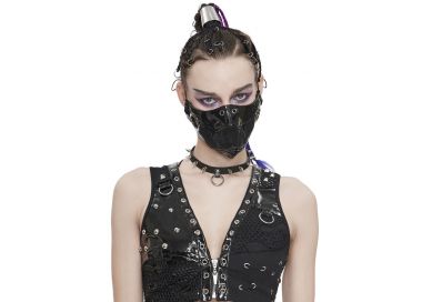 Black 'Beast Jaw' Face Mask by Devil Fashion • The Dark Store™