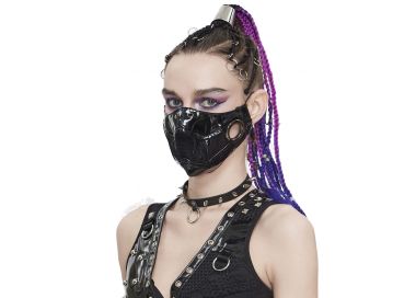 Black 'Beast Jaw' Face Mask by Devil Fashion • The Dark Store™