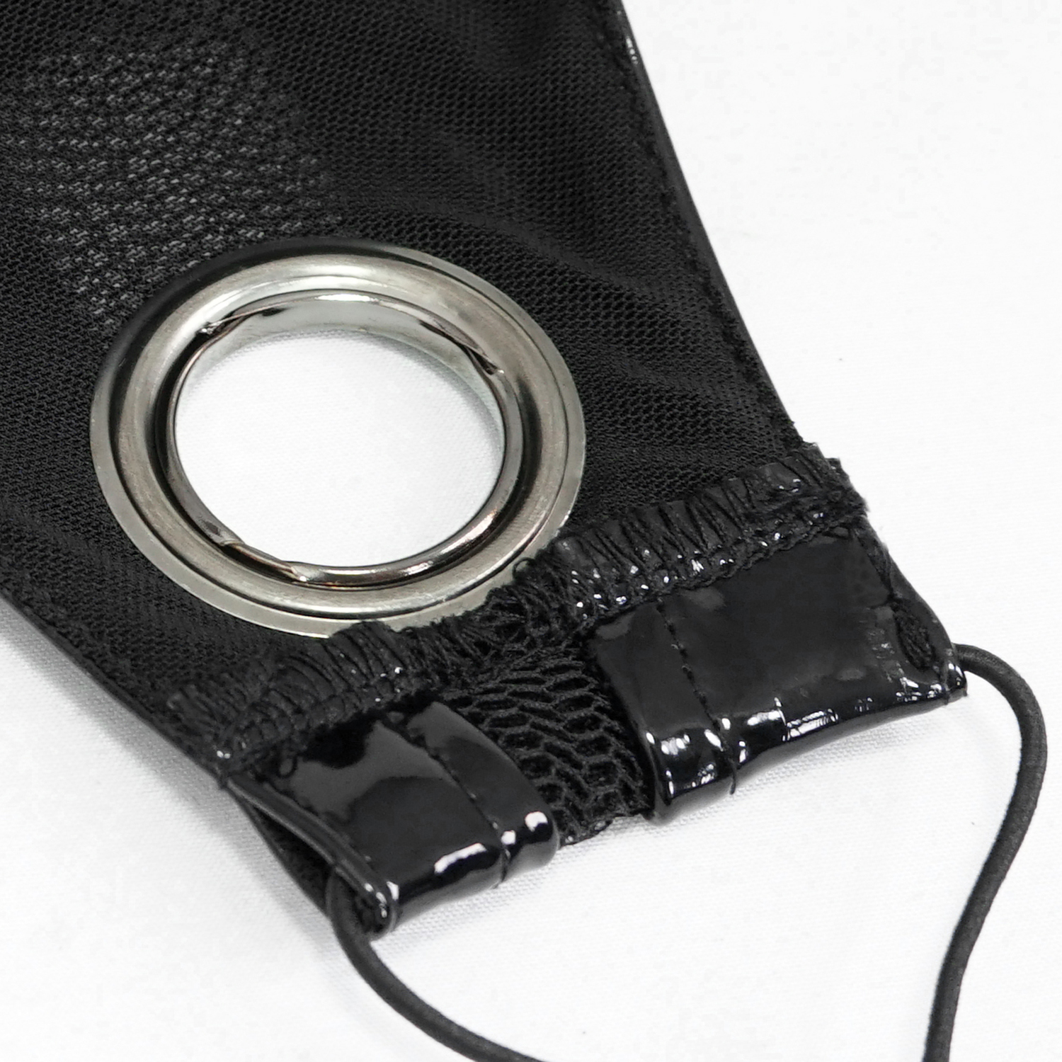 Black and White 'Beast Jaw' Face Mask by Devil Fashion • The Dark Store™