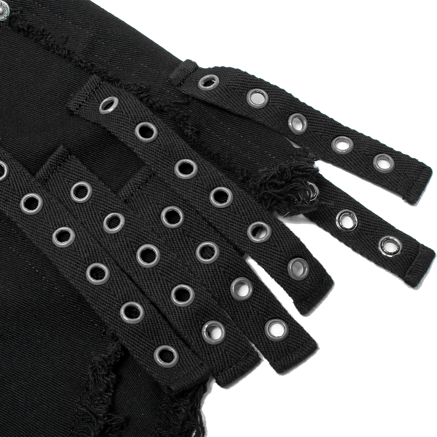 Black 'Ragged' Gothic Shorts by Punk Rave • The Dark Store™