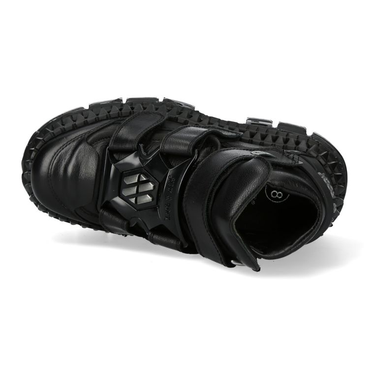 Black New Rock Tank Shoes M.WALL285-S1 • the dark store™