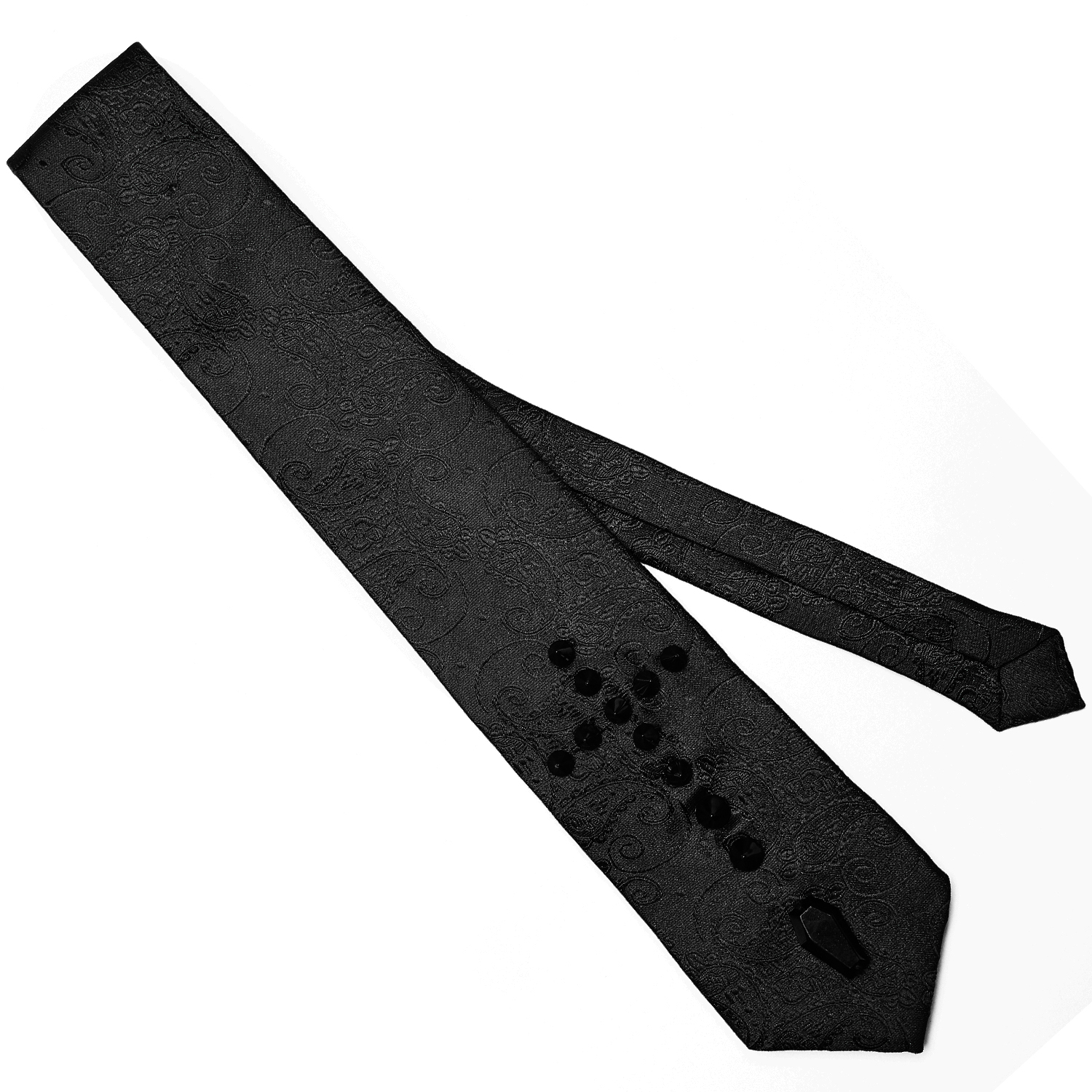 Black Goth Cross Tie by Punk Rave • The Dark Store™