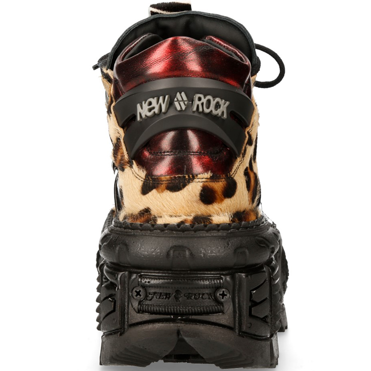 Chaussures New Rock Tank Léopard et Noires • The Dark Store™