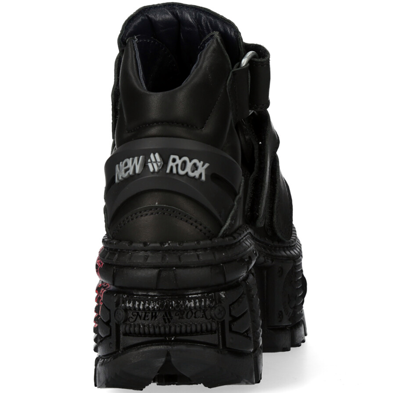 Black and Printed New Rock Tank Shoes • The Dark Store™