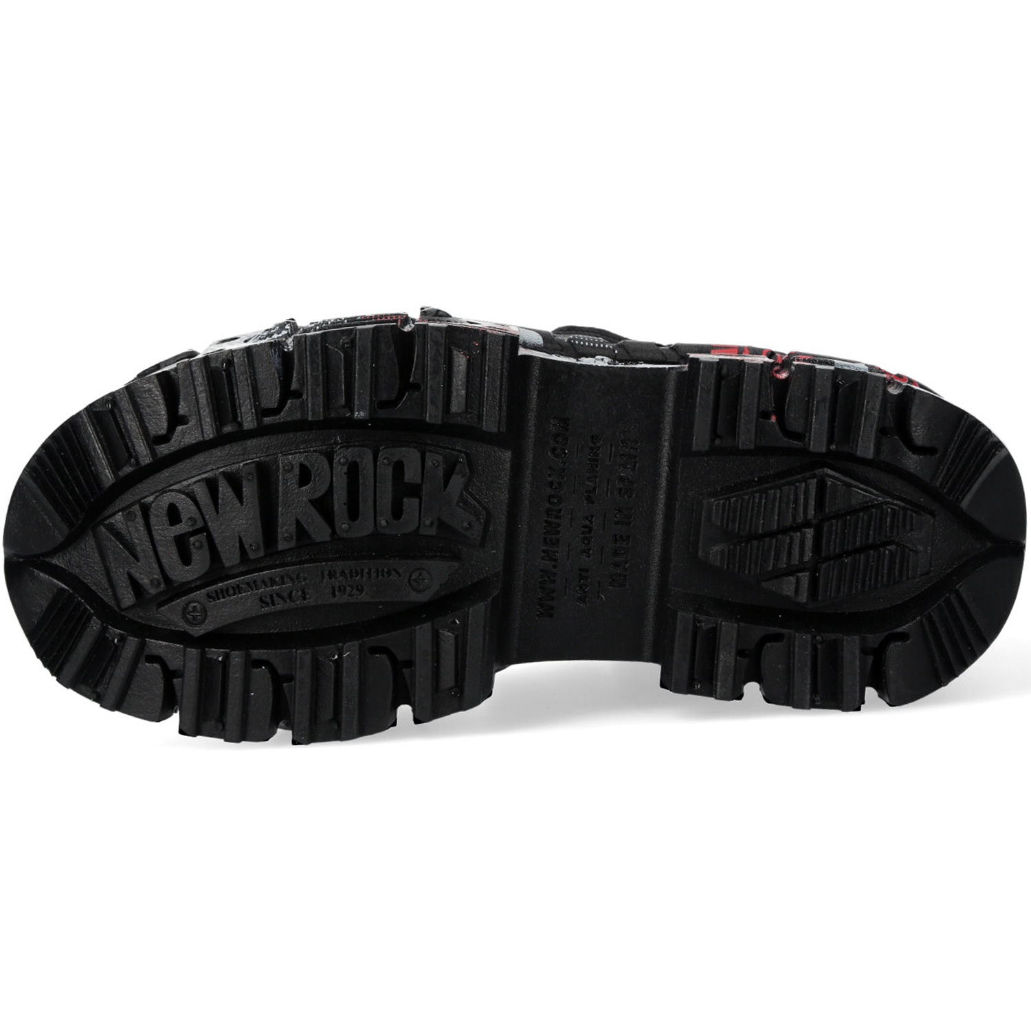 Black and Printed New Rock Tank Shoes • The Dark Store™