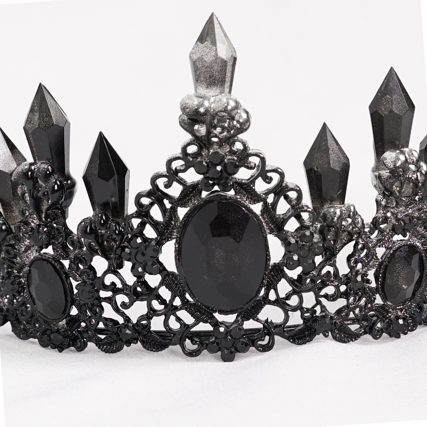 Dark Crystal Stone Diadem by Devil Fashion • The Dark Store™