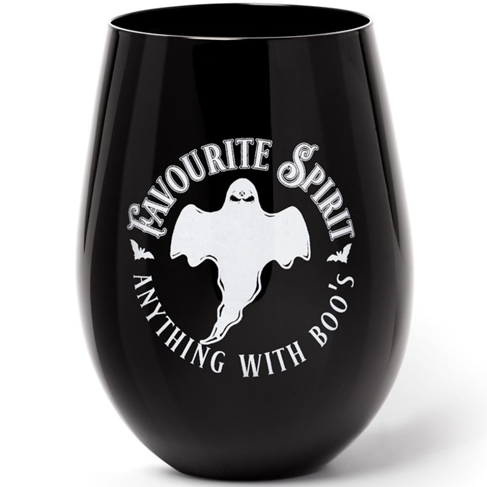 Black 'Favourite Spirit' Glass by Alchemy Gothic • The Dark Store™
