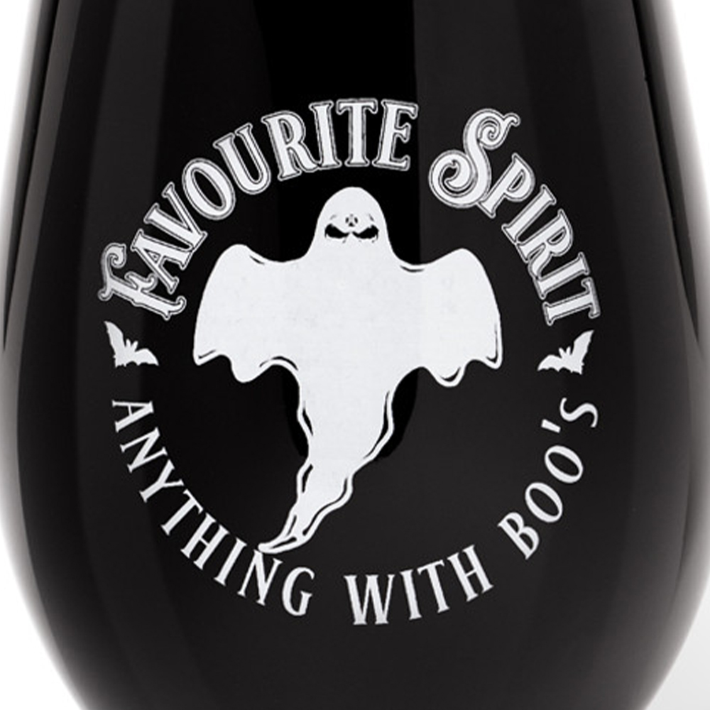 Black 'Favourite Spirit' Glass by Alchemy Gothic • The Dark Store™