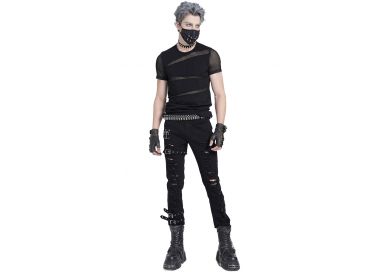 Black Denim 'Athanaric' Pants by Devil Fashion • The Dark Store™