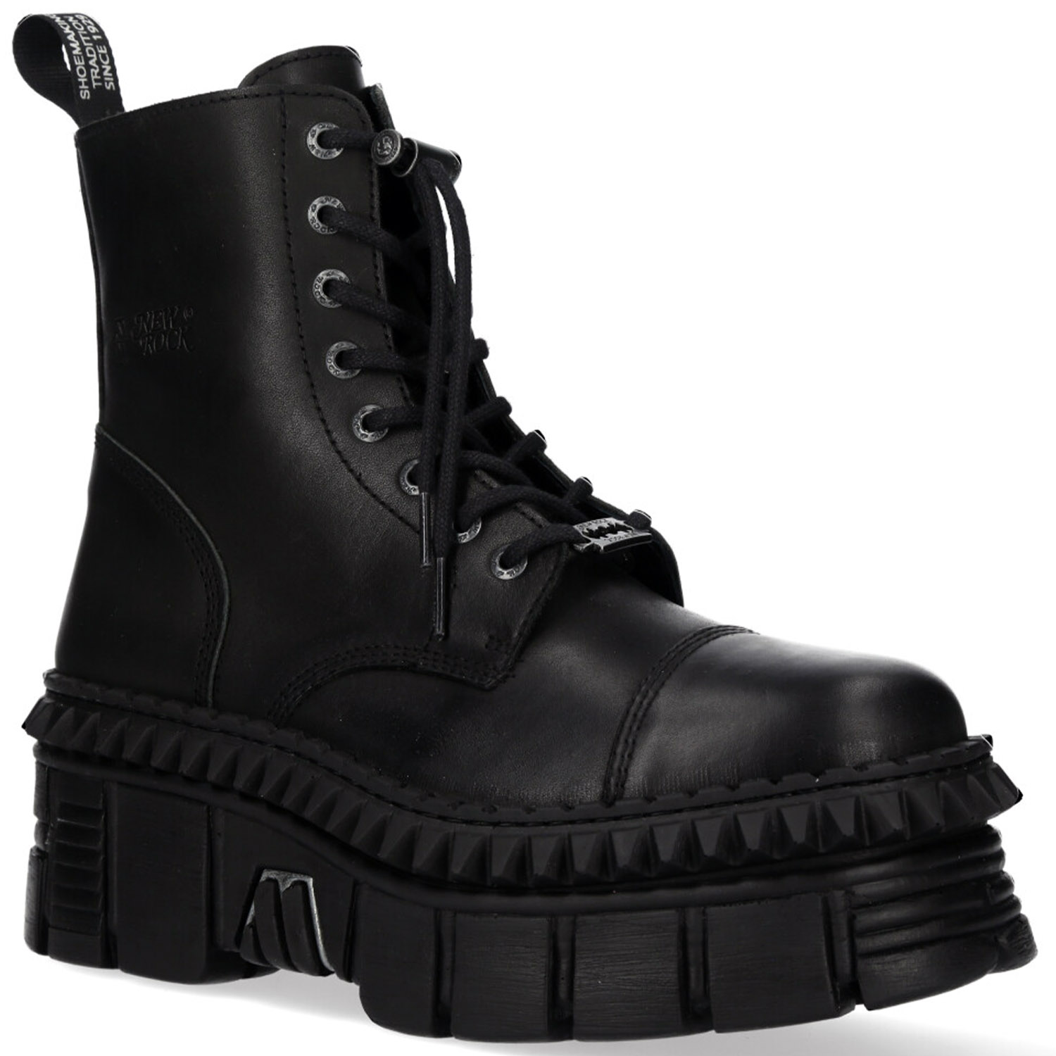 Bottines New Rock Tank Picos Noires • The Dark Store™