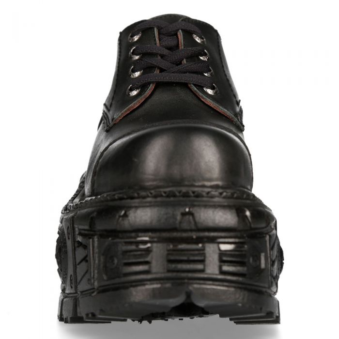 Black New Rock Tank Platform Shoes M.TANKMILI003-S1 • the dark store™